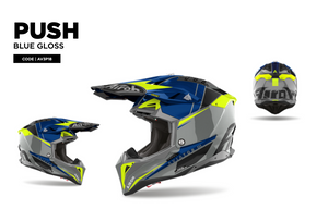 Helmet Aviator 3 Push Blue Gloss